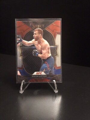 JUSTIN GAETHJE 2023 Panini Select Concourse #47Red White Blue Parallel ...