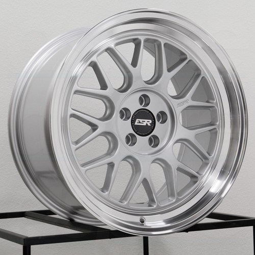 19x10 ESR CR1 5x114.3 35 Hyper Silver Wheels Rims Set(4) 72.56 | eBay