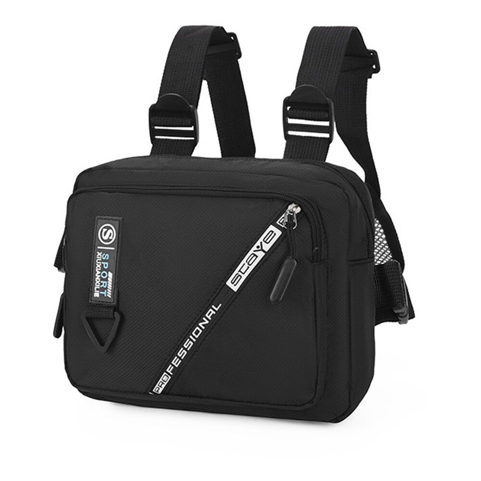 Tactical Combat Chest Rig Bag Front Pouch Recon Pack Sport Protective ...