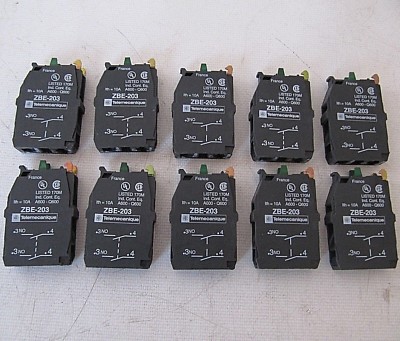 Telemecanique 22MM Contact Block 2 x N.O. Contact ZBE-203 ZBE203 | eBay