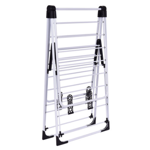 Costway Laundry Clothes Storage Drying Rack Portable Folding Hanger ...