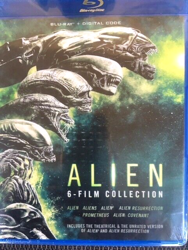 ALIEN COLLECTION 1979-2017 (6 Film-6-Blu-Rays with Digital Codes) Factory Sealed | eBay