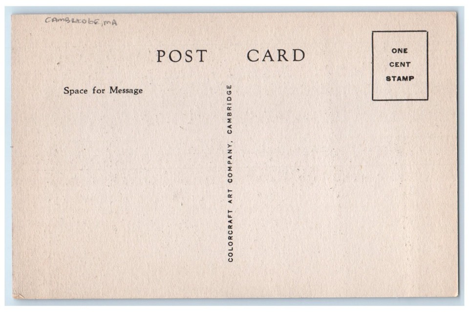 c1940 Entrance View Fay House Radcliffe College Cambridge Massachusetts ...