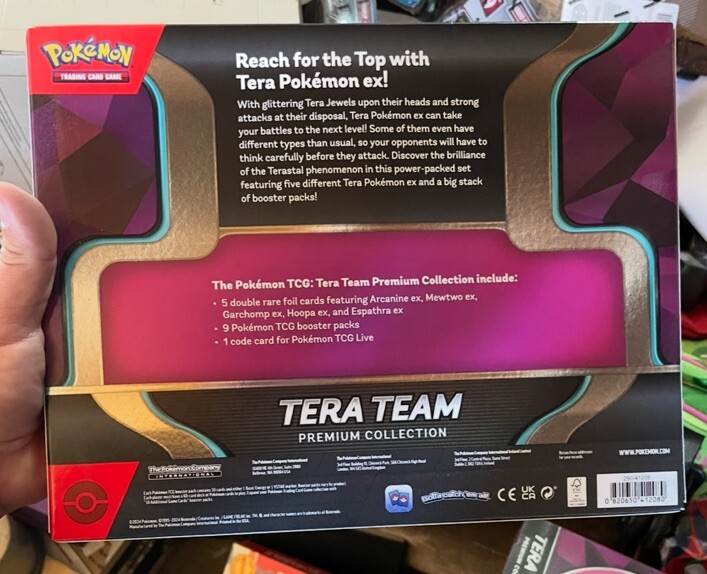 Pokemon TCG Tera Team Premium Collection Ex | eBay