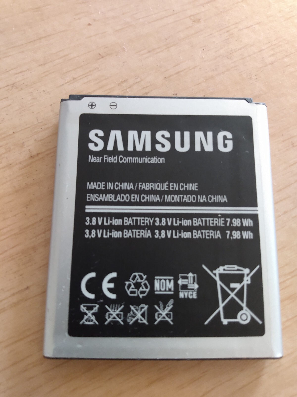 3.8V Samsung Galaxy Core LTE SM-G386W Battery 7.98Wh 2100mAh EB-L1L7LLA ...