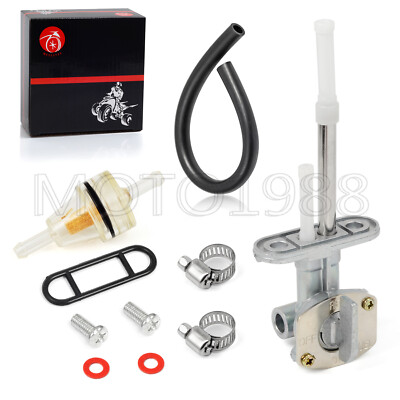 Fuel Petcock Valve Oil Line For YAMAHA PW80 TTR125 TTR125LE XT350 TW200 ...