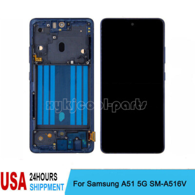 OLED LCD Display For Samsung Galaxy A51 5G UW SM-A516V LCD Screen ...