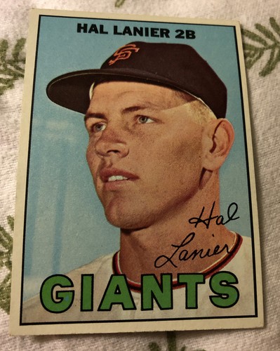 1967 TOPPS HAL LANIER #4 SAN FRANCISCO GIANTS | eBay