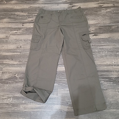 Khakis & Co Cargo Pants Sz 16~ 36" W x 31" L Olive Green | eBay