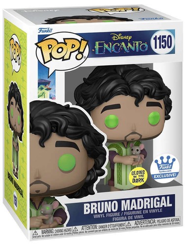Bruno Madrigal (Glow in the Dark), Funko Shop Sticker | eBay