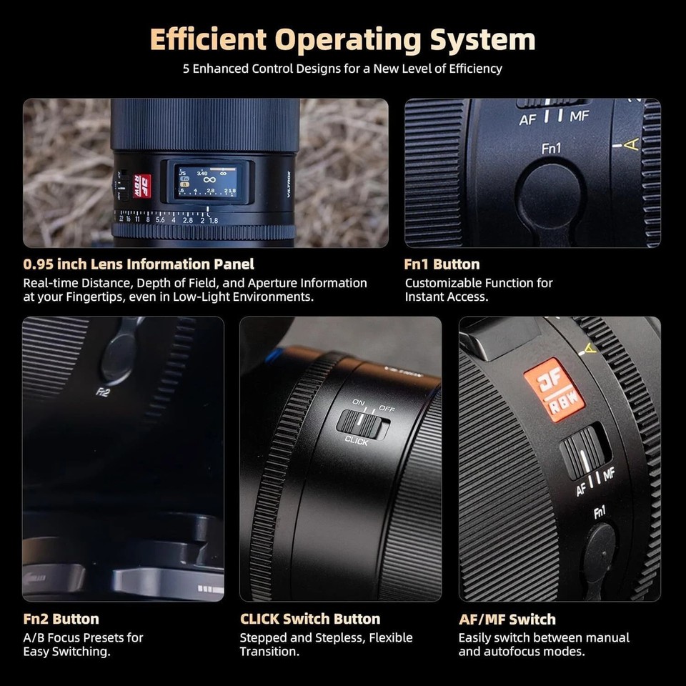 Viltrox 16mm F1.8 Full Frame Wide Angle Auto Focus Lens for Sony E ...