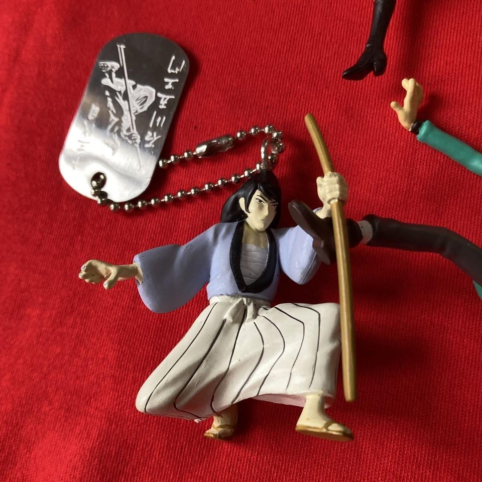 Lupin the Third Action Style Keychain Set Lupin Fujiko Goemon Jigen ...
