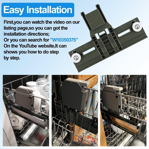Upgraded W10350375 W10712395 Dishwasher Top Rack Adjuster Parts for ...