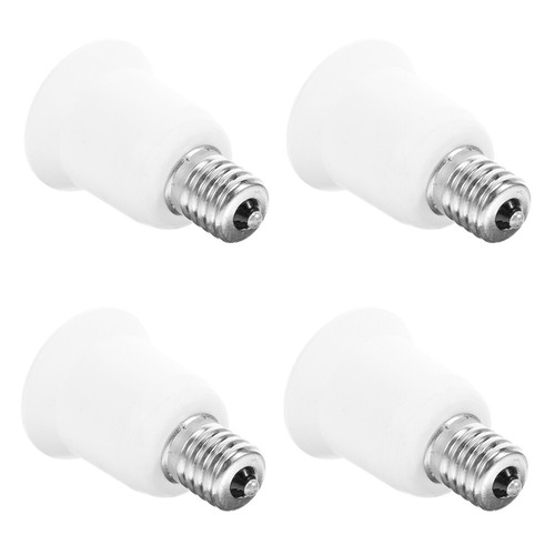 4pcs Lamp Socket Adapters E17 Base To E26/E27 Holder Light Bulb ...