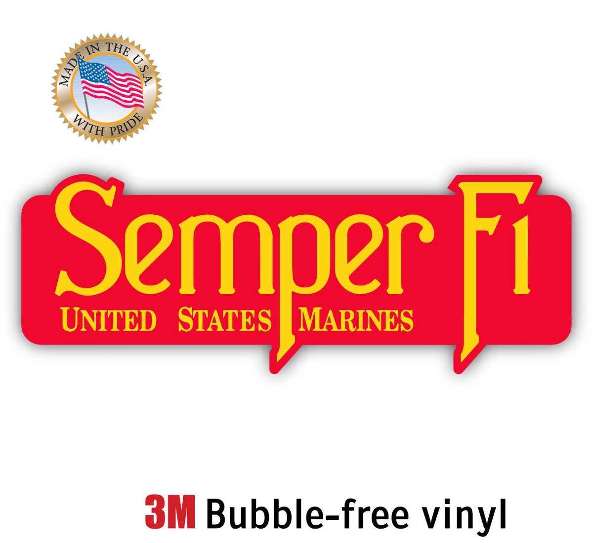 Decal Sticker Official US Marine Corps Emblem - For Car, Truck, Laptop ...