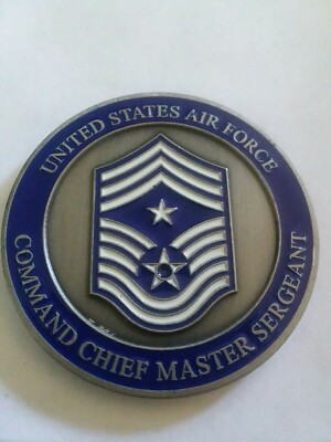 USAF COMMAND CHIEF MASTER SERGEANT Engravable Challenge Coin | eBay