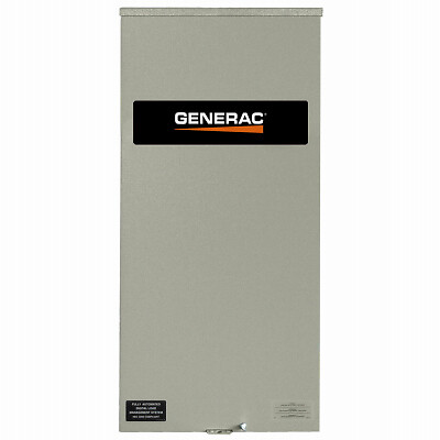 Generac RXSW200A3 200-Amp Service Rate Whole House Transfer Switch ...