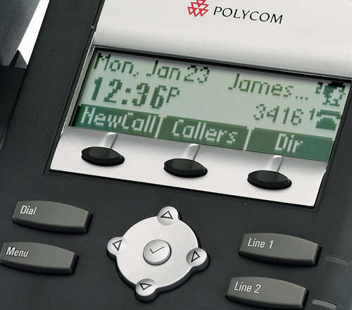 Polycom IP Desk Phone - SoundPoint IP 331 - Corded VoIP Phone - PoE ...