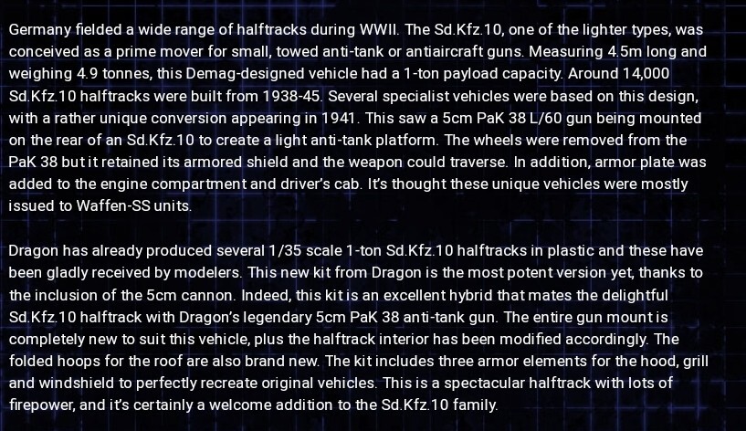 Dragon #6719 5 cm Pak 38 (sf) auf ZugKraftwagon It 1:35 Smart Kit | eBay