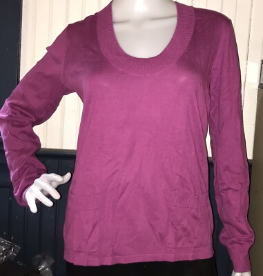NWT $89 PATAGONIA Madeira Sweater M Medium Amaranth Pullover Organic ...