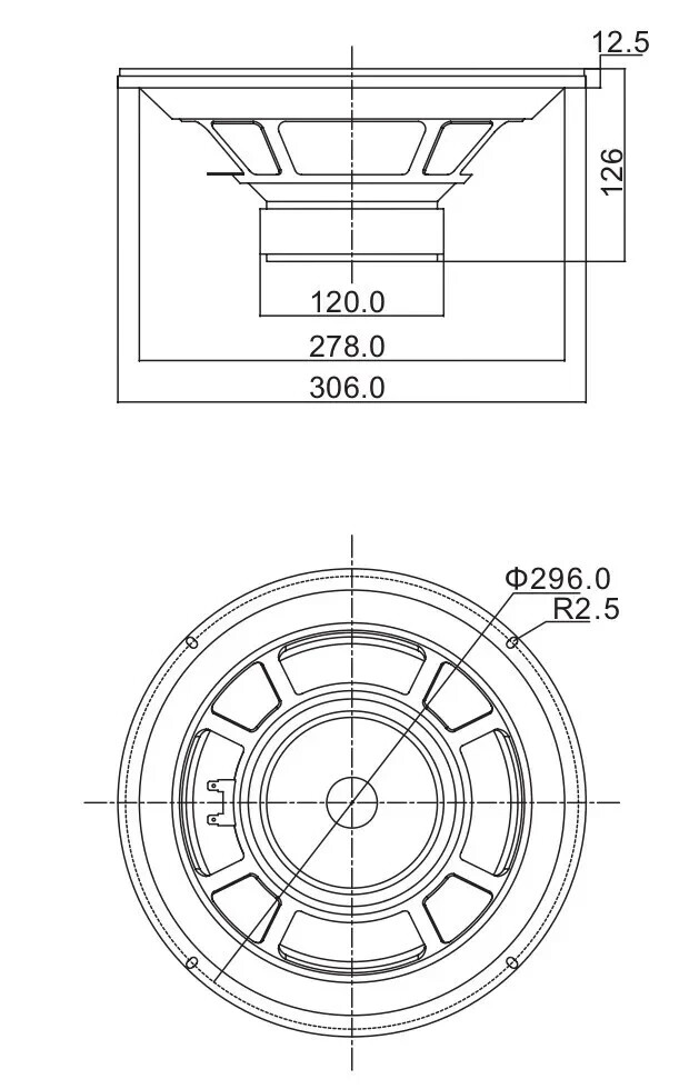Marantz 12" Replacement Woofer Bass Speaker RG150 Prestige 1230 P1230 ...