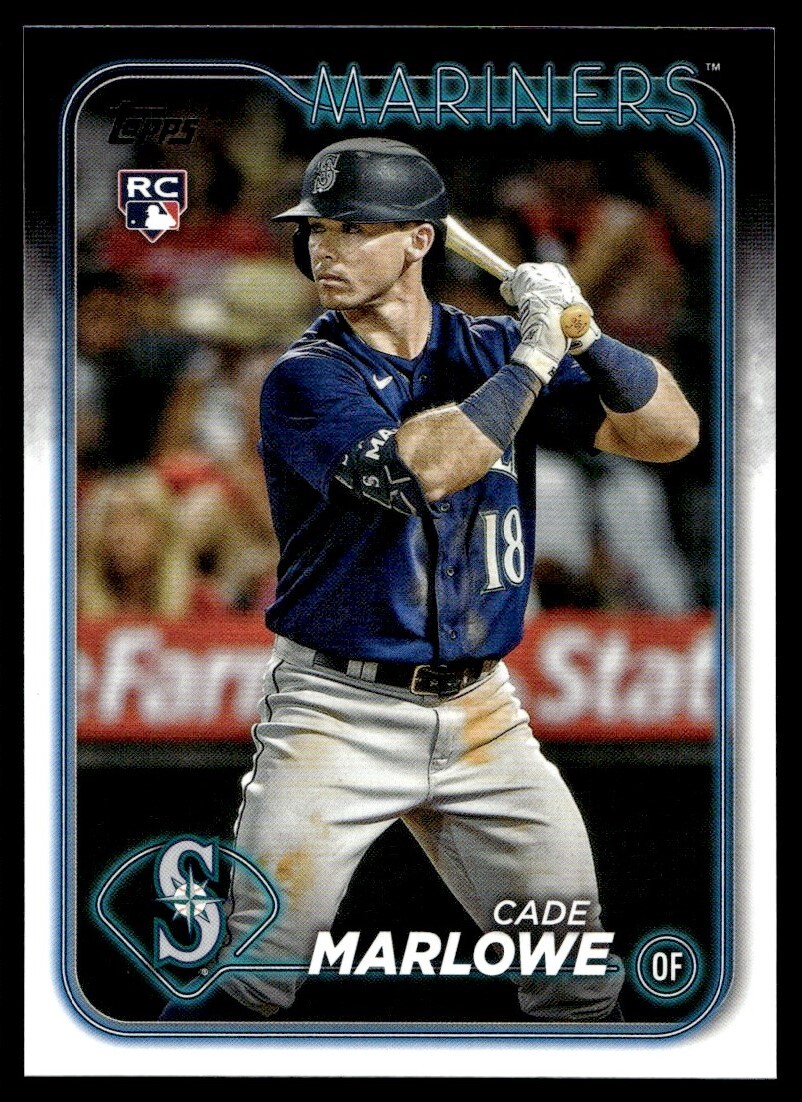 Cade Marlowe 2024 Topps Series 1 | Rookie Card RC #286 Seattle Mariners ...