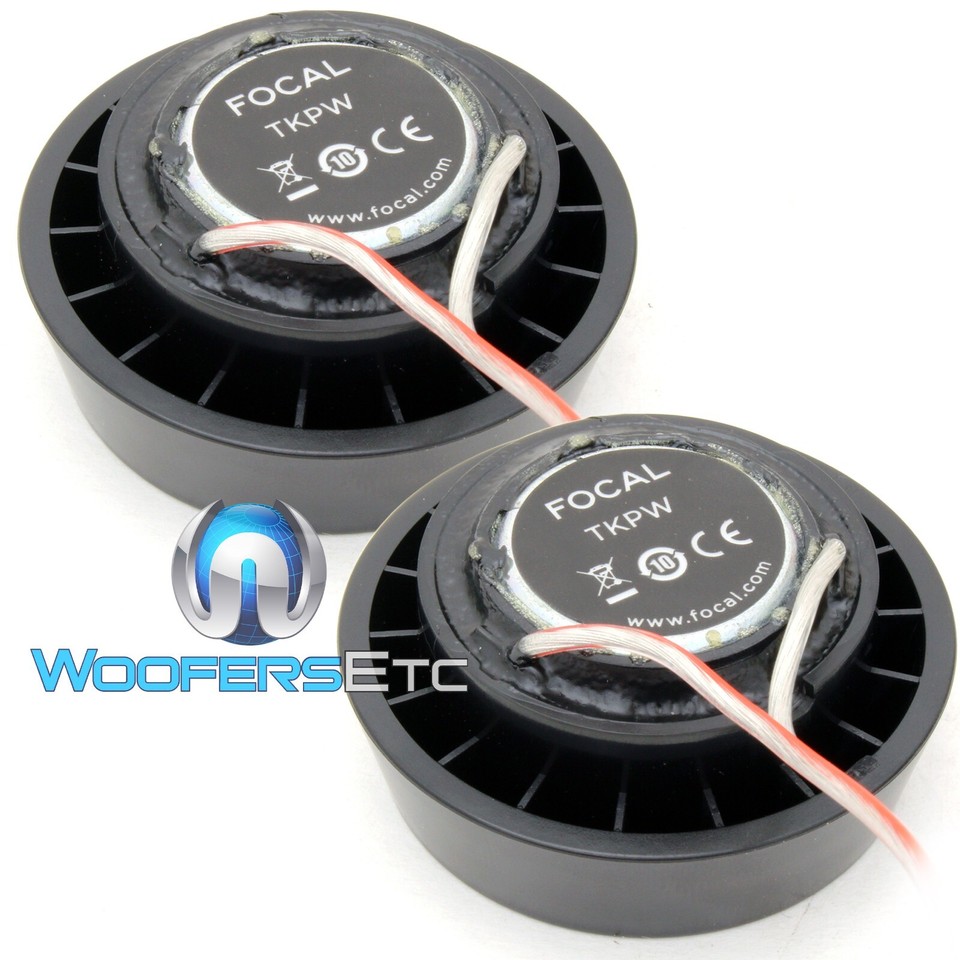 (2) FOCAL TWEETERS 1" INVERTED DOME TWEETERS HDK 165-2014 UP COMPONENT ...