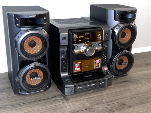 Sony LBT-ZX66i Stereo 560W 5 Disc Changer Music System w/Speakers ...