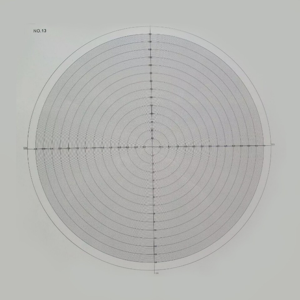 Optical Comparator Chart For Profile Projector Overlay Chart Mitutoyo ...