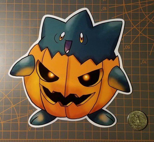 Pokemon Halloween Togepi Sticker Pumpkin | eBay