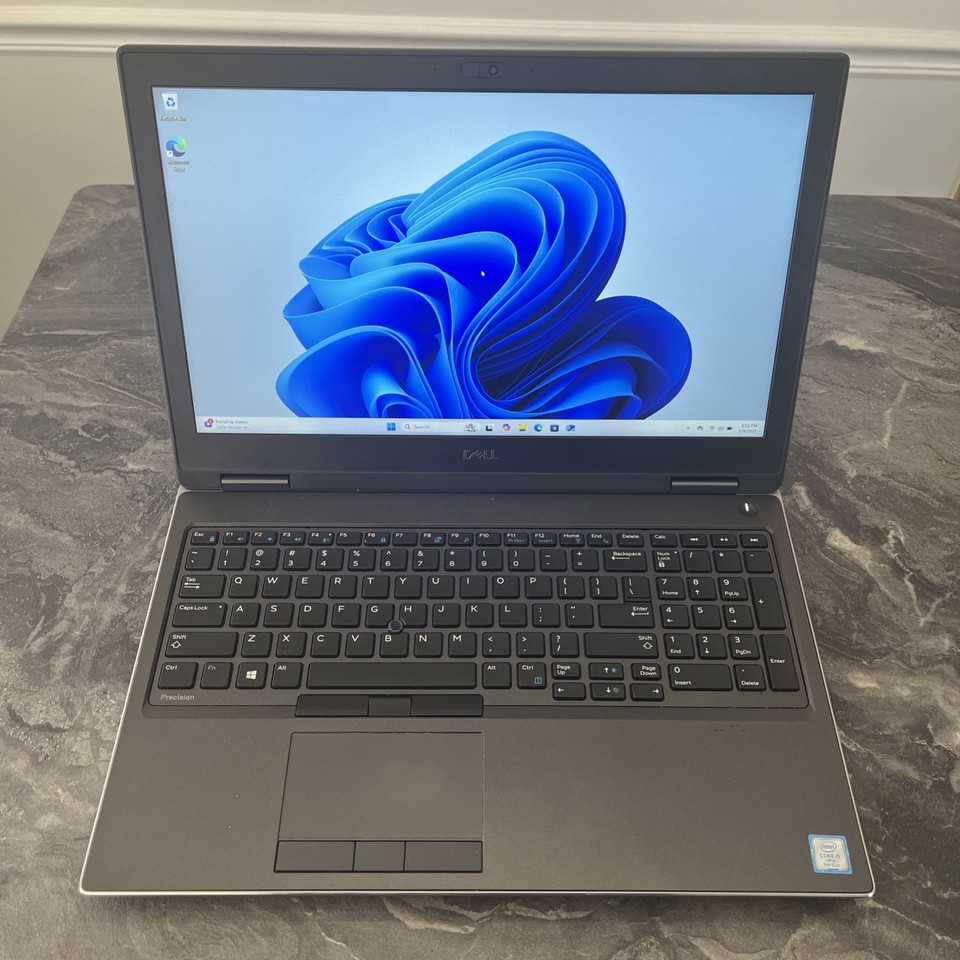 Dell Precision 7540 Intel i5-9400H 2.50GHz 16Gb Ram 512Gb NVME NVIDIA ...