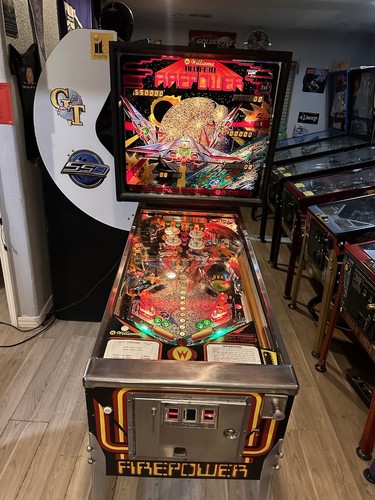 pinball machine 1980 Williams Fire Power | eBay