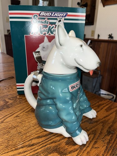 Spuds MacKenzie Bud Light Stein 2000 Original Box COA | eBay