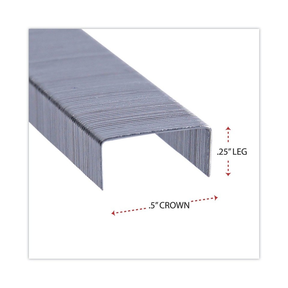 Universal 79000VP Standard Chisel Point Staples - Steel (25000/Pack ...