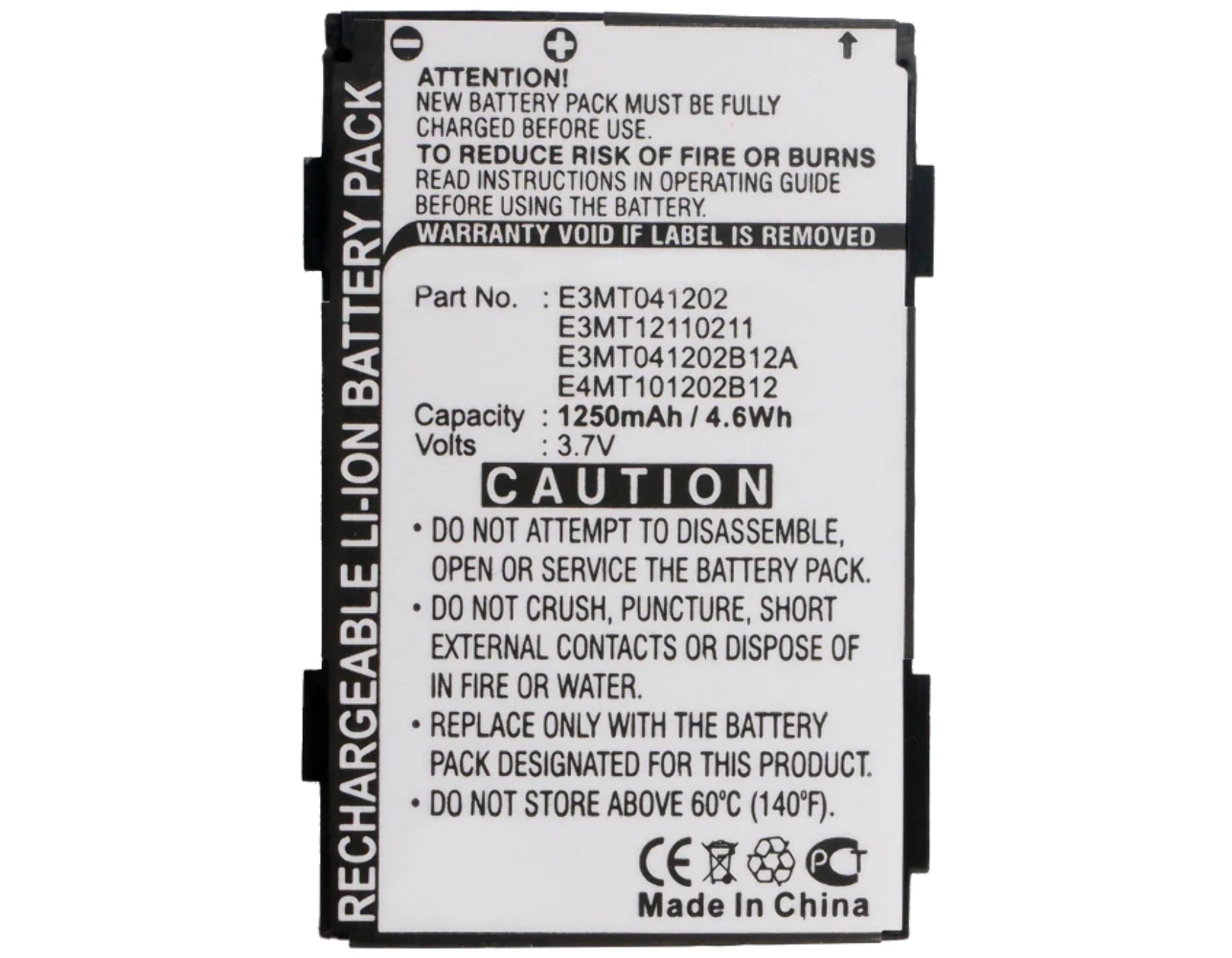 BNA-WB-L3431 Cell Phone Battery, Replacement for Medion E3MT041202 ...