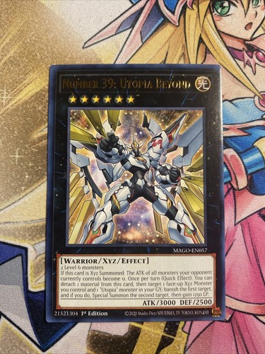 Yugioh! Number 39: Utopia Beyond - MAGO-EN057 Rare Maximum Gold Near ...