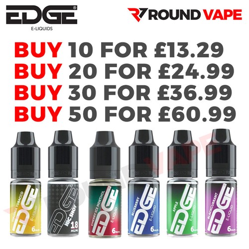 Edge E-liquid 50/50 Vape Juice 10ml All Flavours & Strengths | Pod E ...