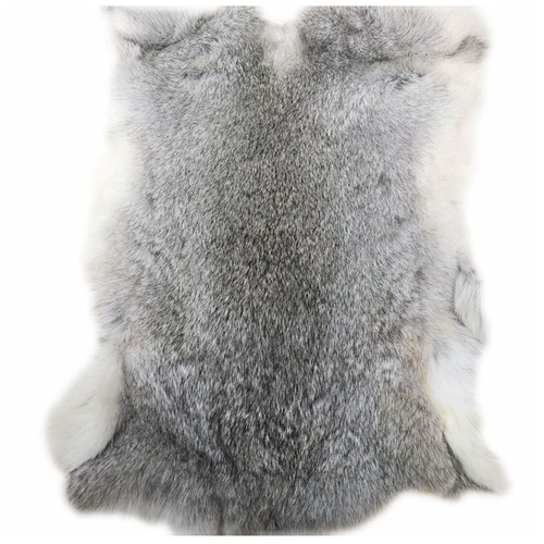 5PCS Real Natural Rabbit Skin Pelts Fur Hides Soft Leather Mats Tanned ...
