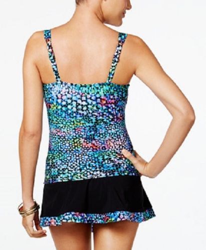 Profile Gottex Paradise Bay Skirted UW Tankini 32D Cup 6 Swimsuit Set ...