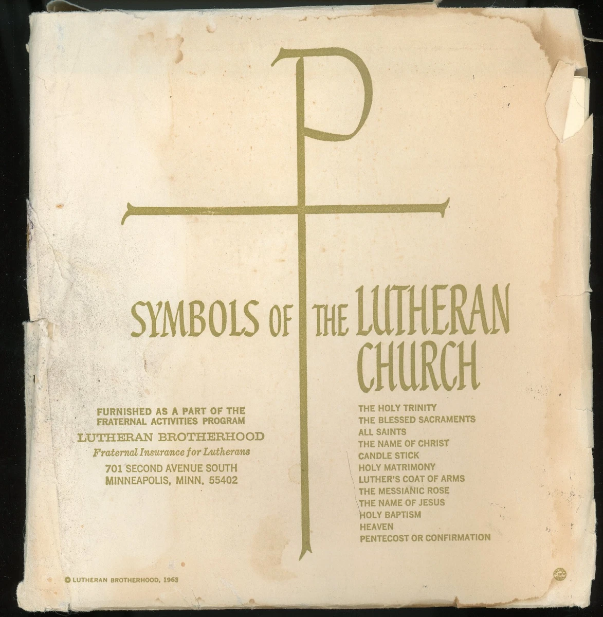 Lutheran Baptism Symbols