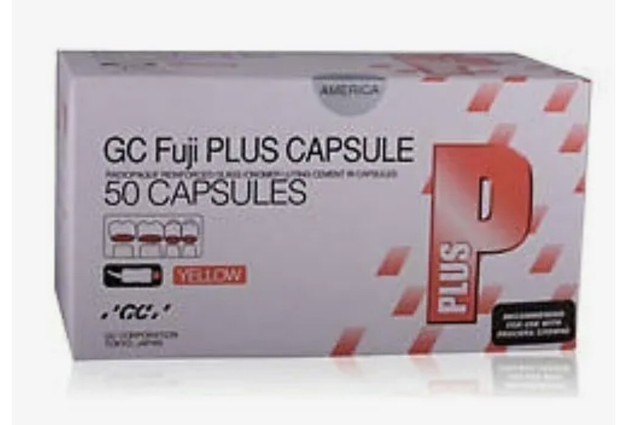 GC Fuji PLUS Resin Reinforced Multipurpose Cement - 48 Capsules for ...