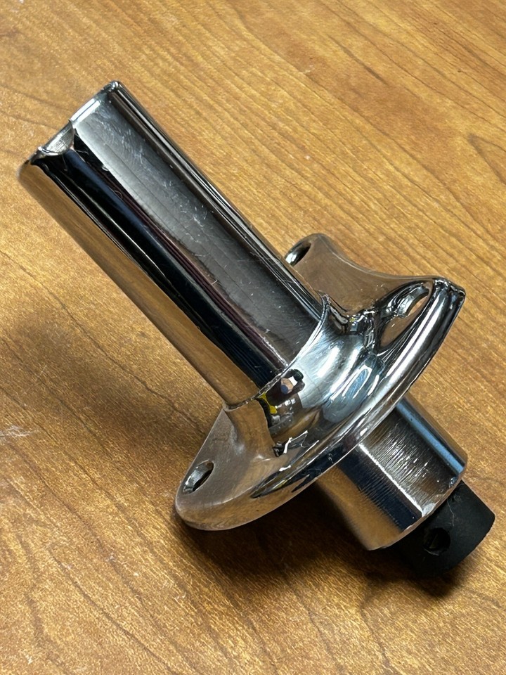 Vintage Chrome Stern Light Socket Base Kainer Perko Chris Craft Century ...