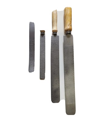 Horse Hoof Rasps size of 4 19",17",12.5",11.5" Woodworking Save Edge ...