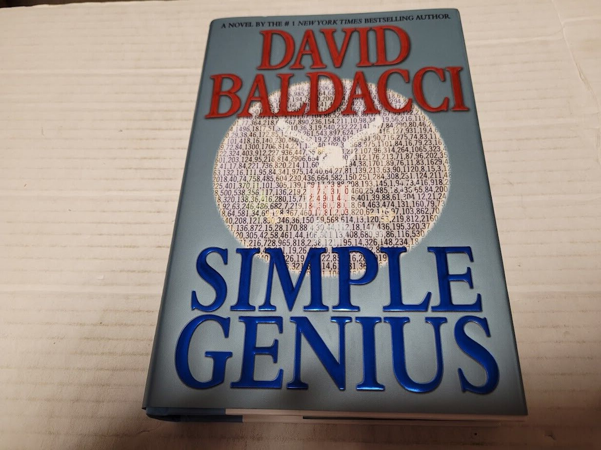 Simple Genius by David Baldacci (2007, Hardcover) SIGNED 1st/1st ...