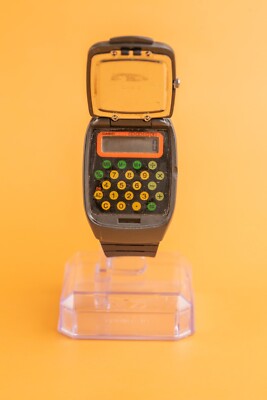 Casio FTP-11 Flip Top White Dial Calculator Databank Mens Watch | eBay