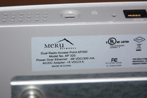 Meru Networks AP302 AP300 AP320 Dual Wireless Access Point--w/6 ...