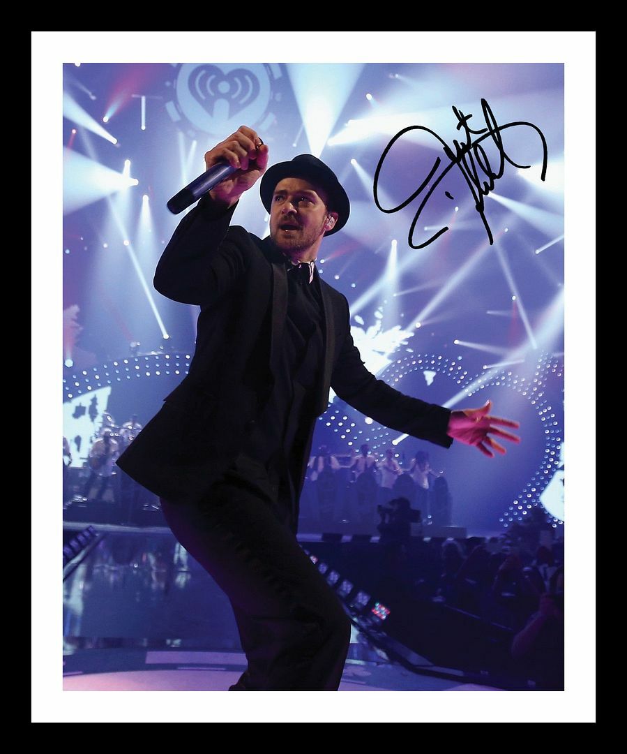 Justin Timberlake Autograph Signed & Framed Photo | eBay
