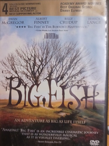 Big Fish DVD Movies Tim Burton Film Widescreen Movie 2003 Fairy World ...