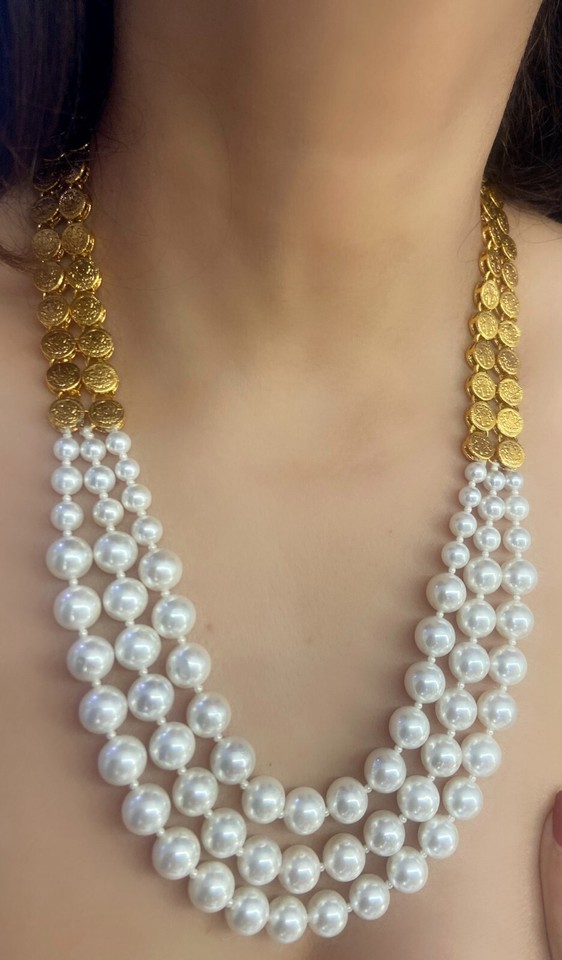 pearl jewellery | pearl set | pearl necklace set | real pearl necklace ...