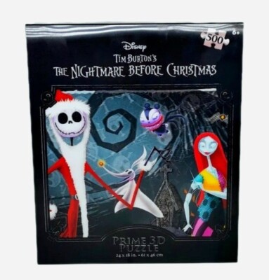 Prime 3D Puzzle The Nightmare Before Christmas 500pc’s 24x18 Tim ...